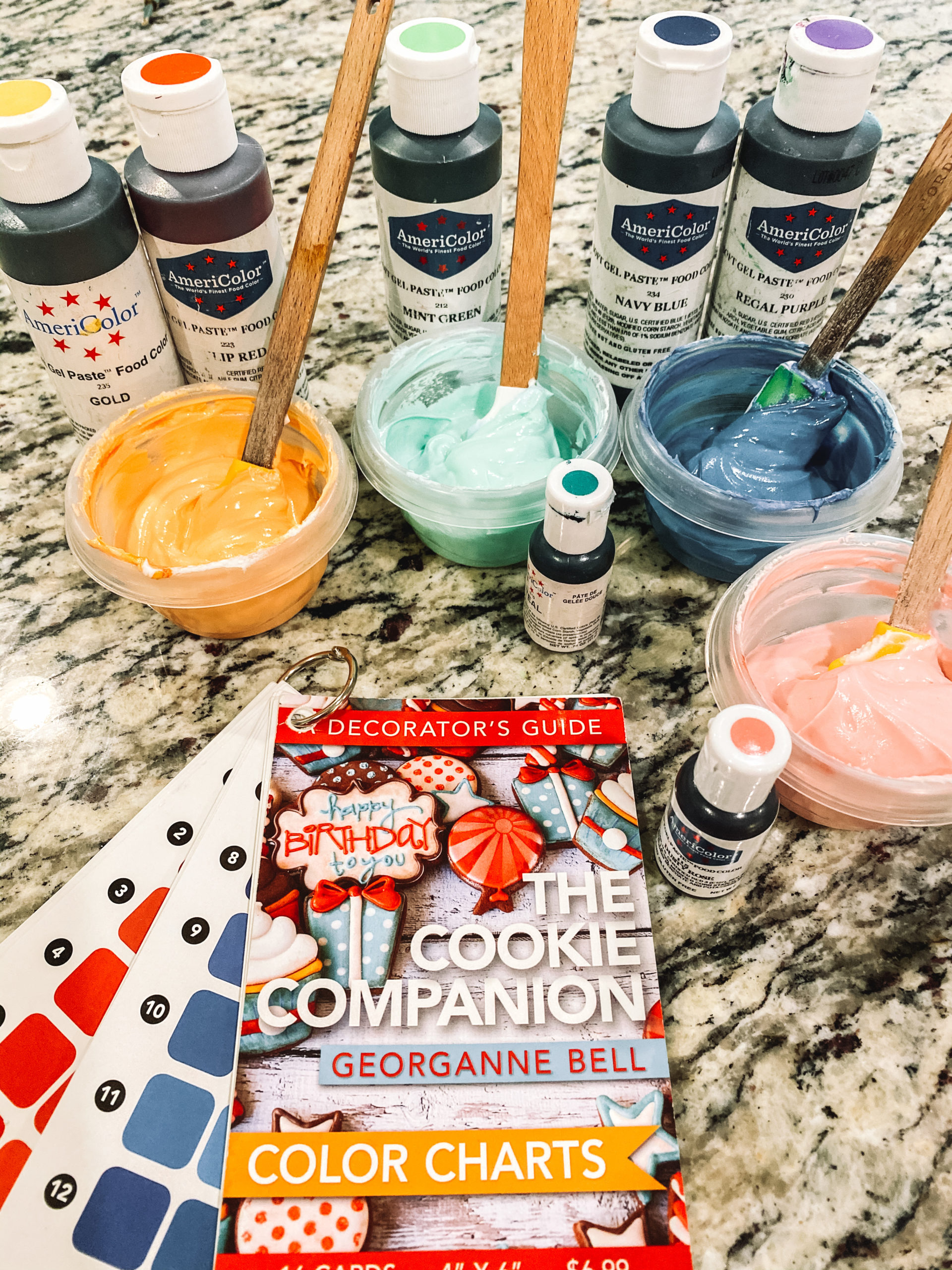 How to Color your Royal Icing - Summer's Sweet Shoppe