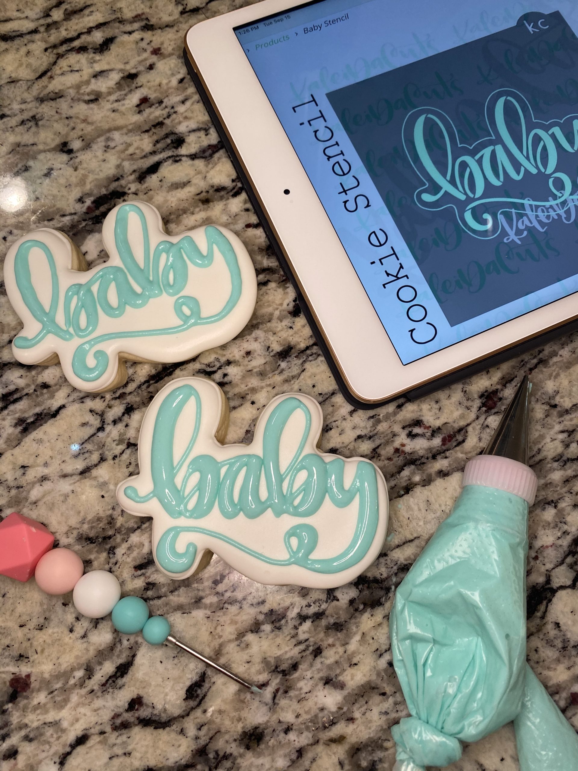 How to Hand Letter on a Cookie - Summer's Sweet Shoppe