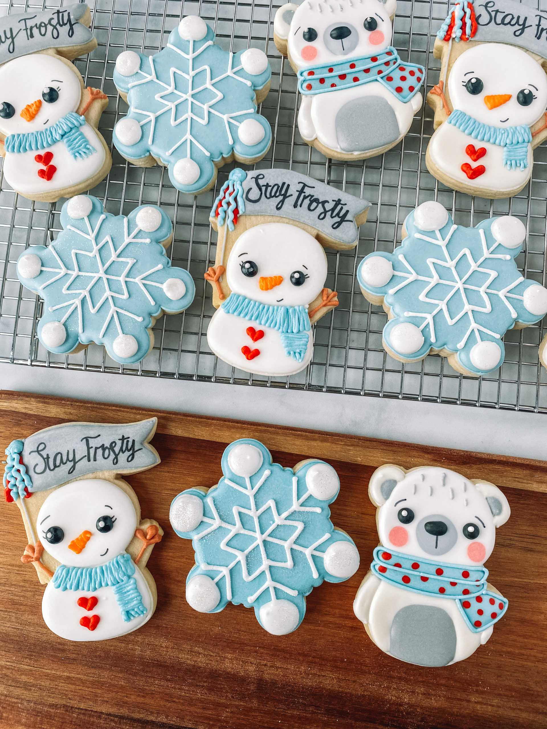 How to make Frosty Winter Cookies - Summer's Sweet Shoppe