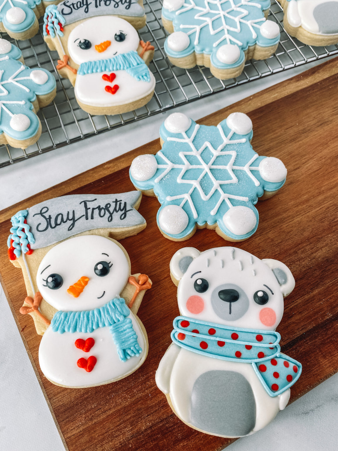 How to make Frosty Winter Cookies - Summer's Sweet Shoppe