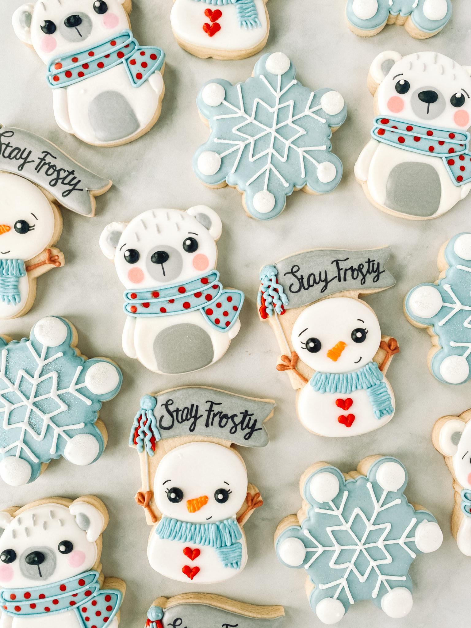 How to make Frosty Winter Cookies - Summer's Sweet Shoppe