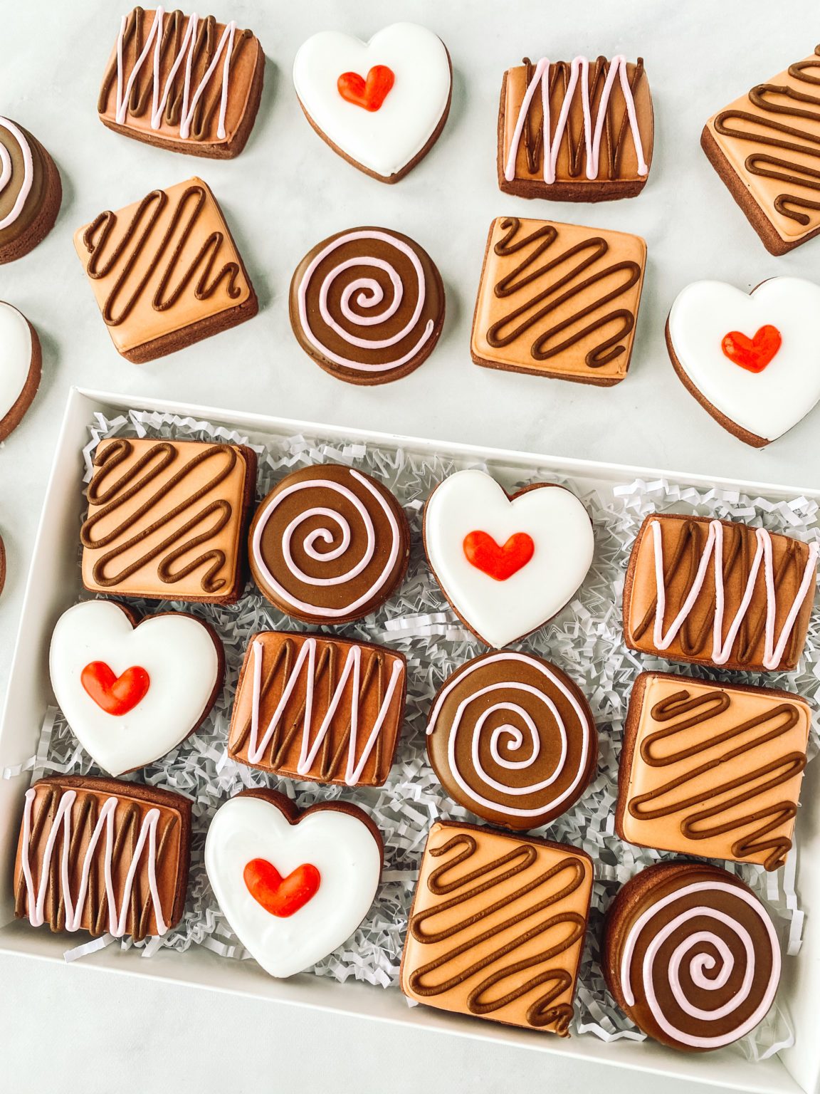 How to decorate Box of Chocolates Cookies for Valentine's Day - Summer ...