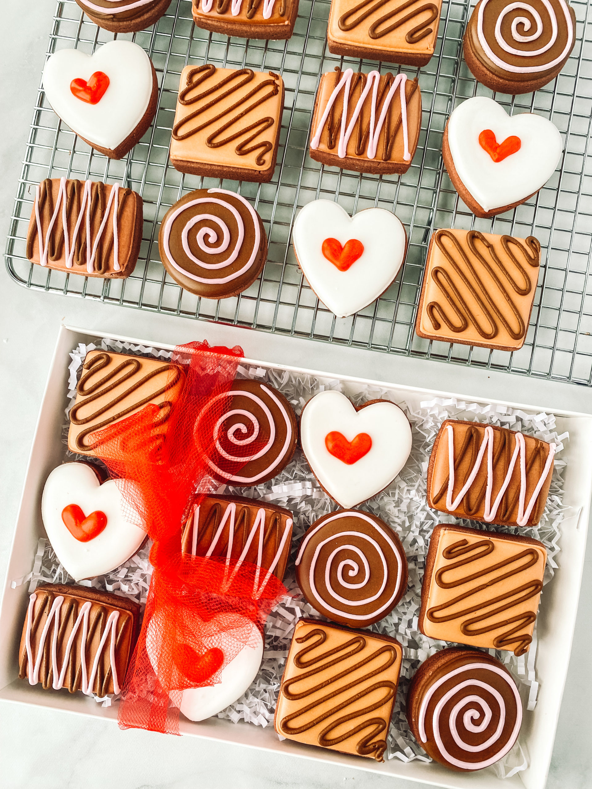 How to decorate Box of Chocolates Cookies for Valentine's Day - Summer ...