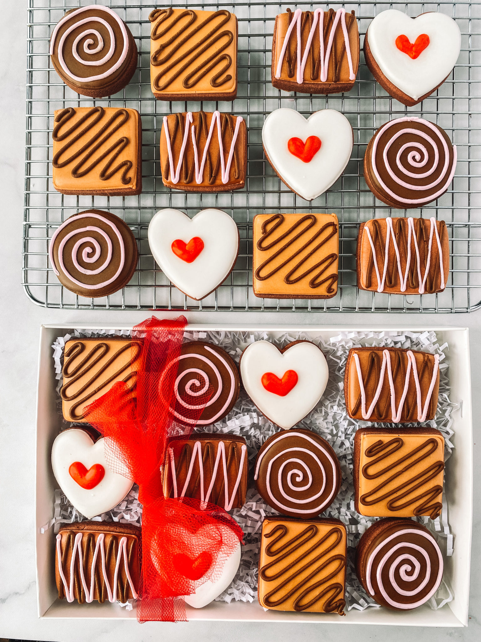 How to decorate Box of Chocolates Cookies for Valentine's Day - Summer ...