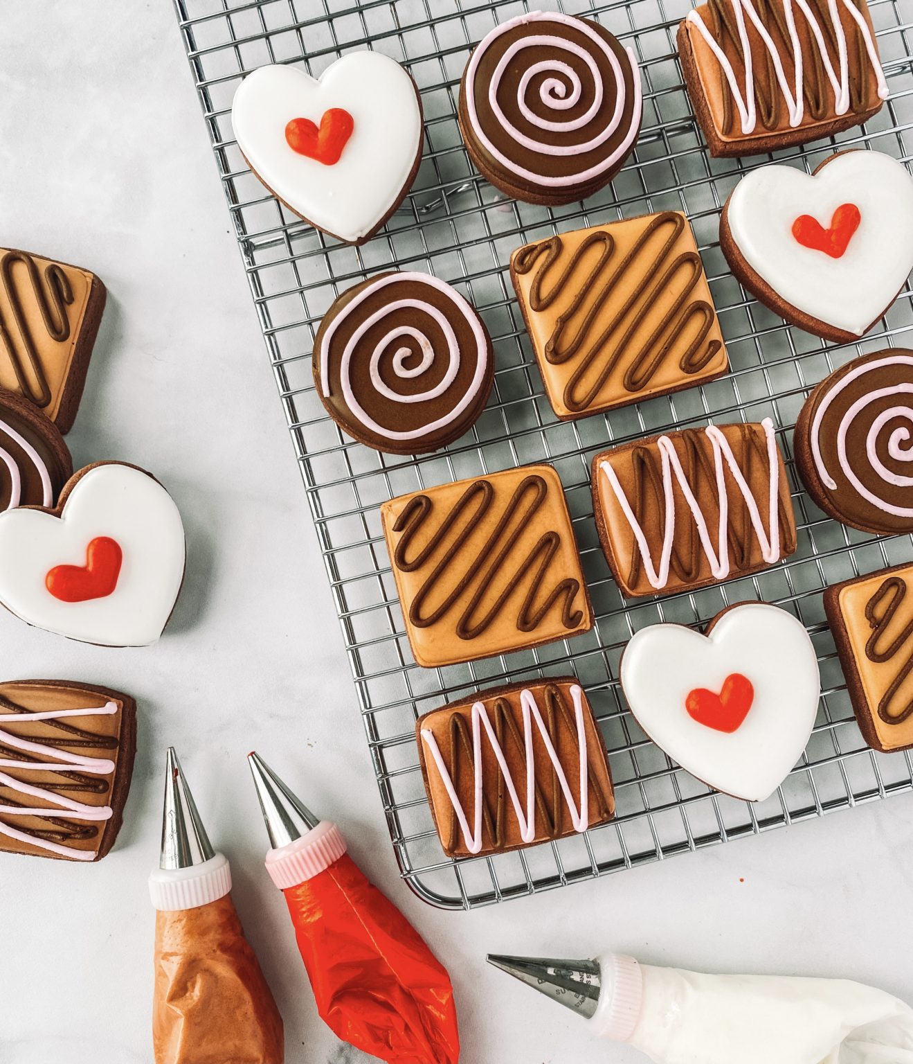 How to decorate Box of Chocolates Cookies for Valentine's Day - Summer ...
