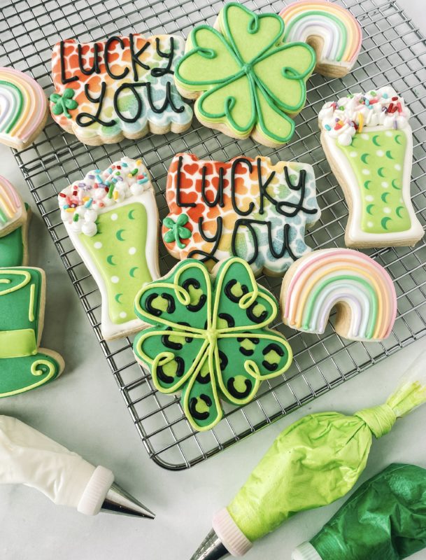 How to Make Colorful St. Paddy's Day Cookies - Summer's Sweet Shoppe