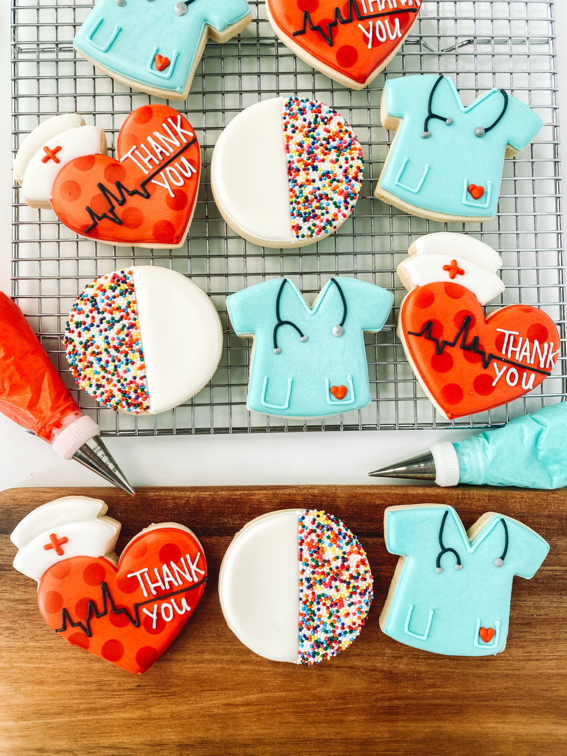 How to Make Nurse Appreciation Cookies - Summer's Sweet Shoppe
