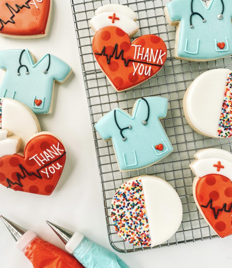 How to Make Nurse Appreciation Cookies - Summer's Sweet Shoppe