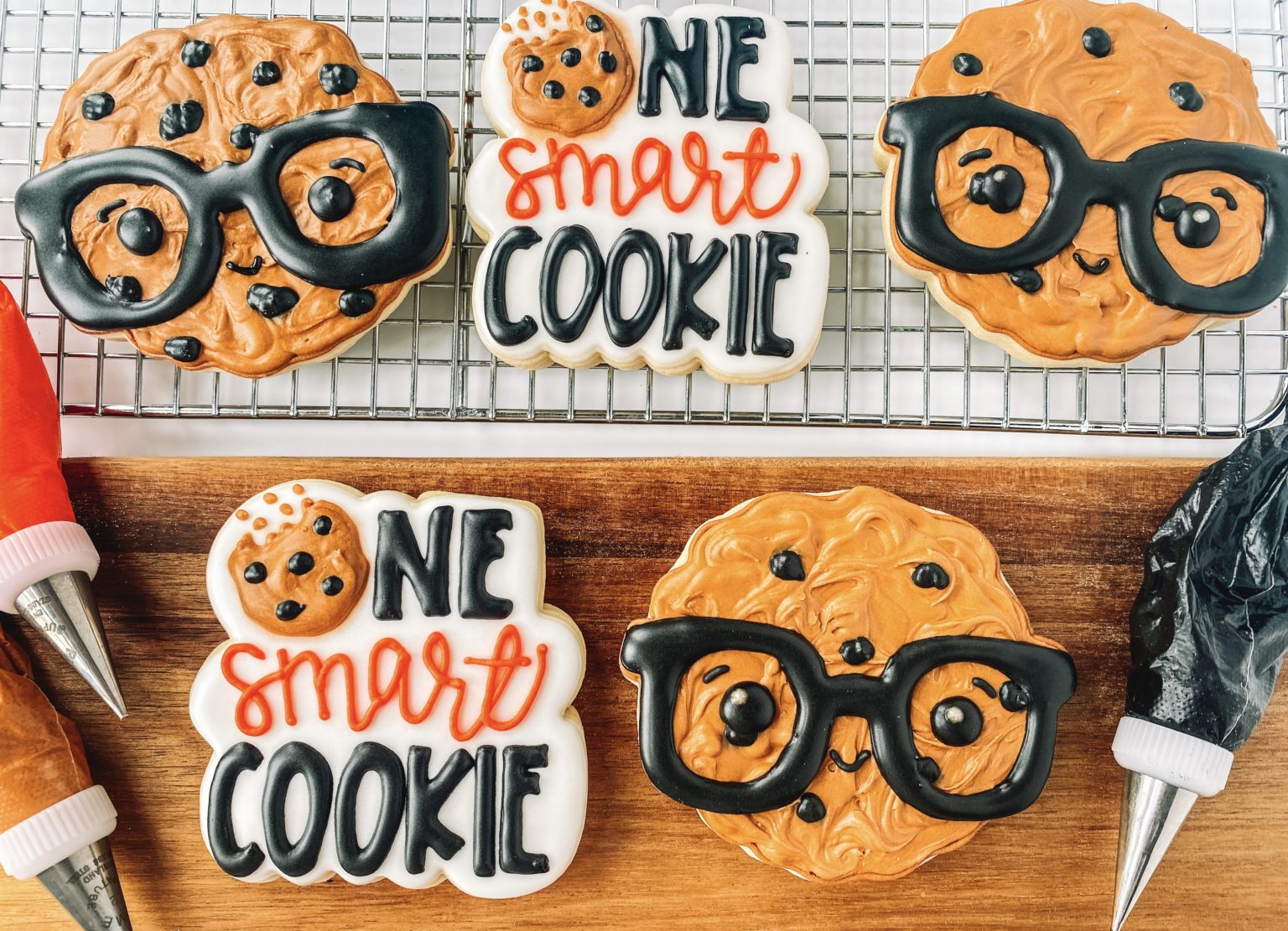 How to Decorate a One Smart Cookie Set - Summer's Sweet Shoppe