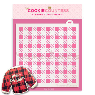 2 Piece Plaid Stencil - Summer's Sweet Shoppe