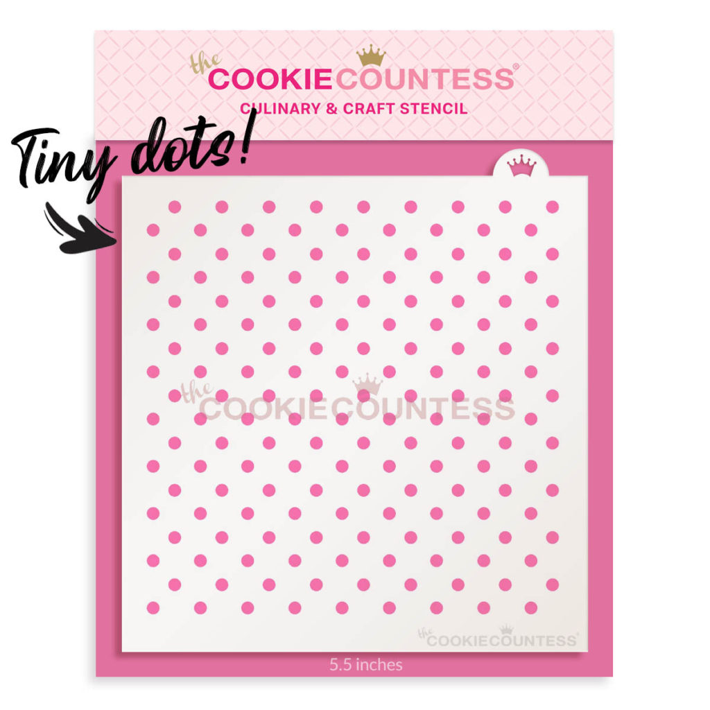 Tiny Dots Stencil - Summer's Sweet Shoppe