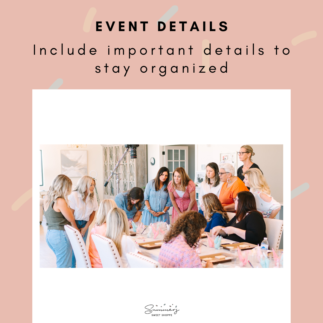 Cookie Class Checklist for Success - Summer's Sweet Shoppe